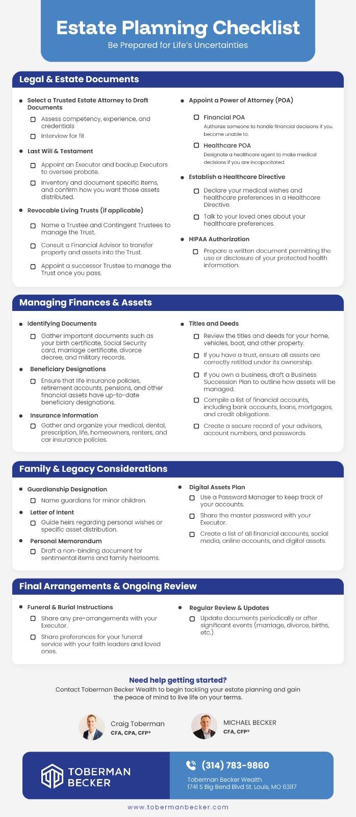 A Financial Advisor’s Guide to Estate Planning: PDF Checklist ...
